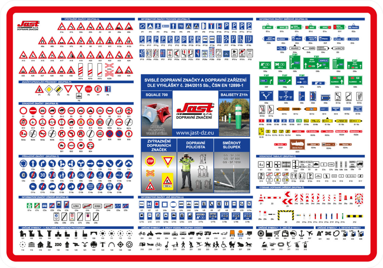 Svislé dopravní značení – JAST, s. r. o.